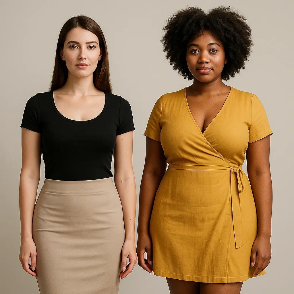 Spoon Body Shape vs Hourglass: Fit & Outfit Guide